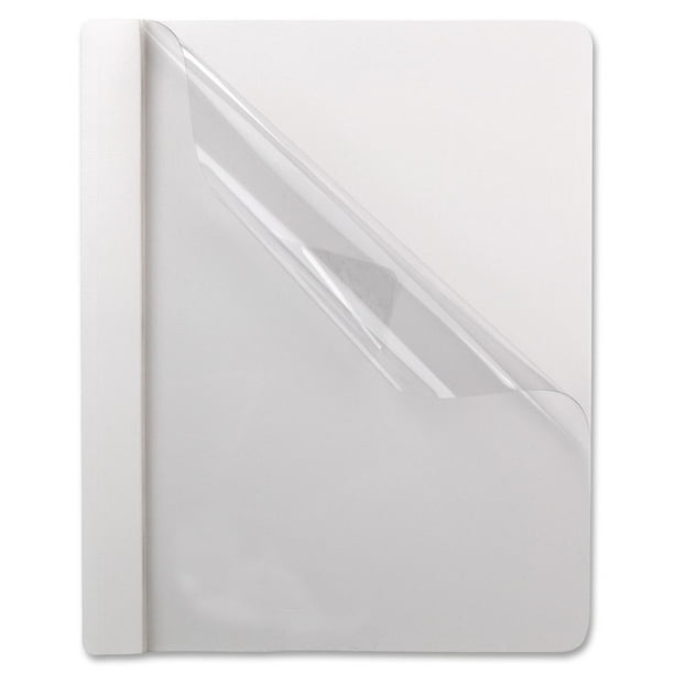 Oxford, OXF58804, Premium Clear Front Report Covers, 25 / Box, White ...