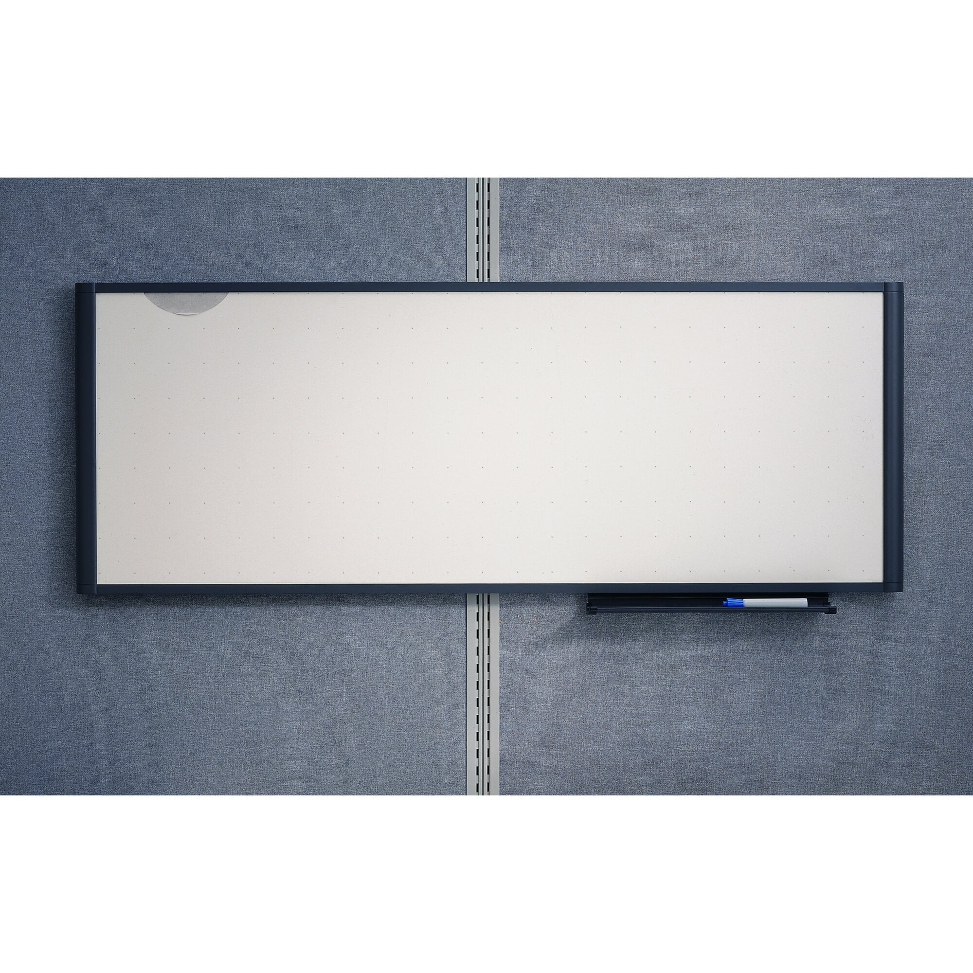 Quartet Prestige Total Erase Cubicle Whiteboard 48 x 18 Graphite Frame ...