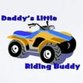 CafePress - Daddy's Riding Buddy Infant Bodysuit - Baby Light Bodysuit, Size Newborn - 24 Months ...