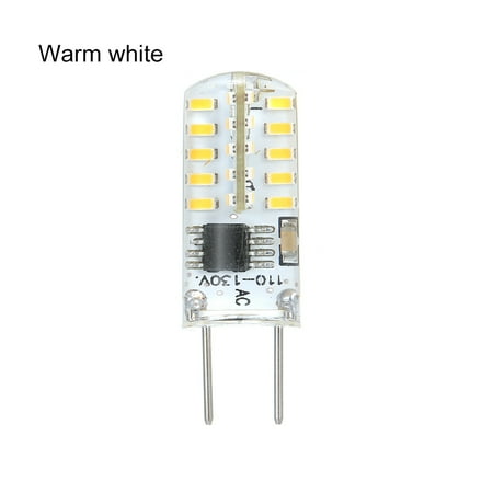 Dimmable G8 LED Bulb 2 Watt G8 Bi-Pin Base Silica Gel Light Bulb Warm ...