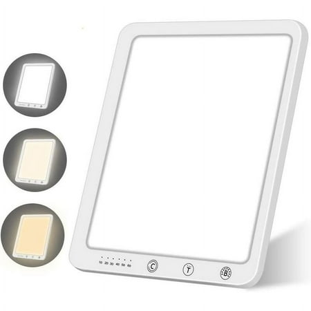 10000 Lux Daylight Simulates Sunlight UV-Free Light Therapy Lamp with ...