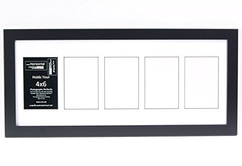 Creative Letter Art [10x24 5 Opening Glass Face Black Picture Frame to ...