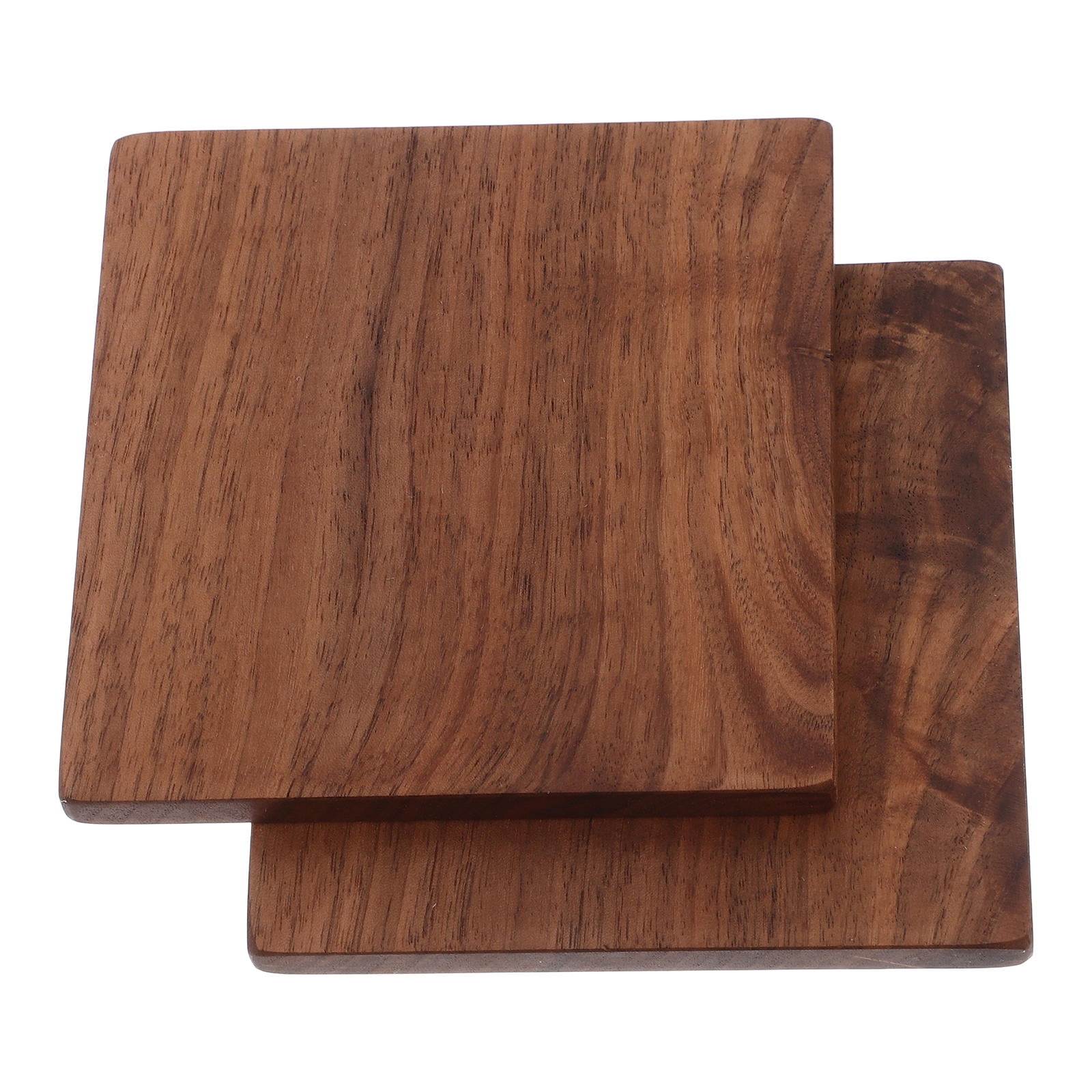 unbranded 2pcs Wood Plank Unfinished Wooden Blocks Hardwood for ...