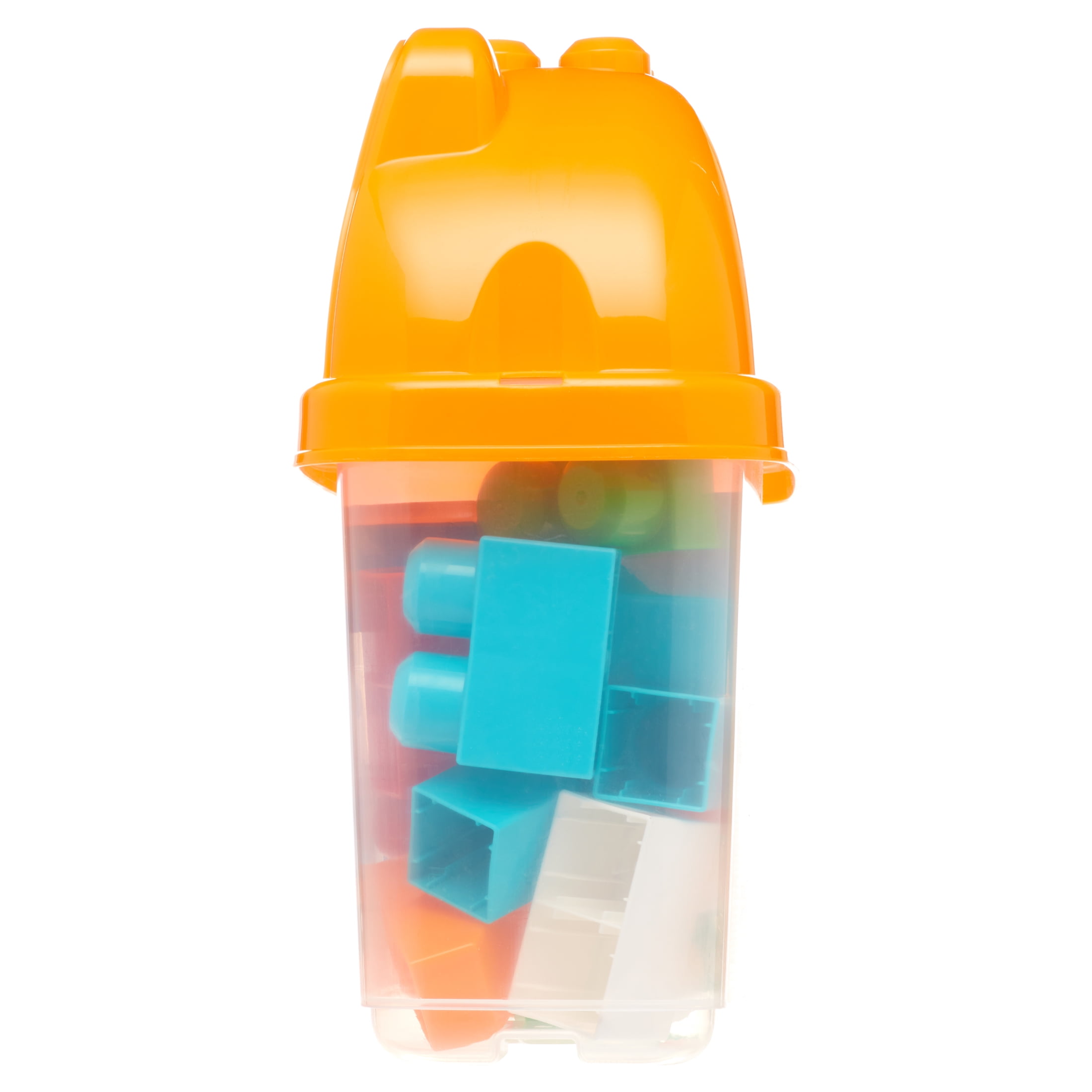 Mega Bloks First Builders Smiley Tiger with Big Building Blocks ...