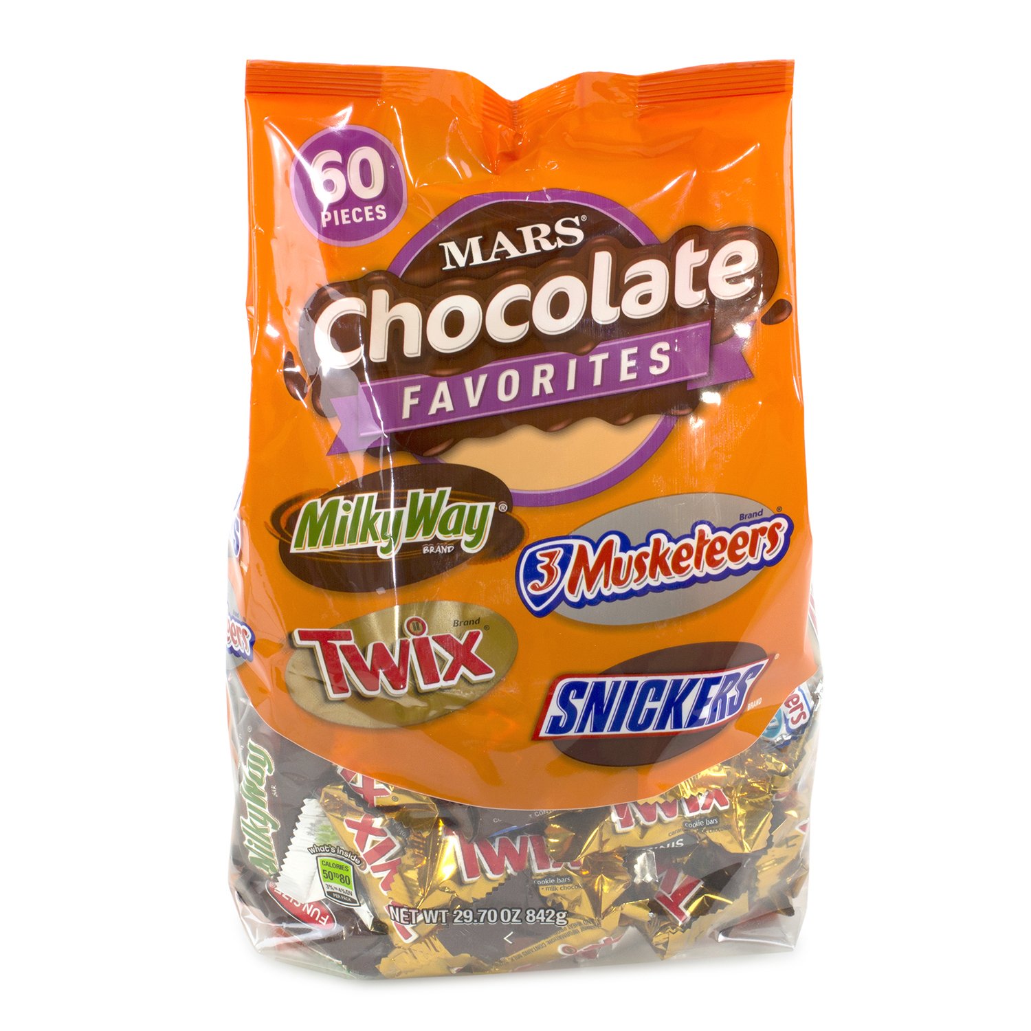 Branded Mars Fun Size Variety Mix (29.7 oz., 60 pcs.) Pack of 1 ...