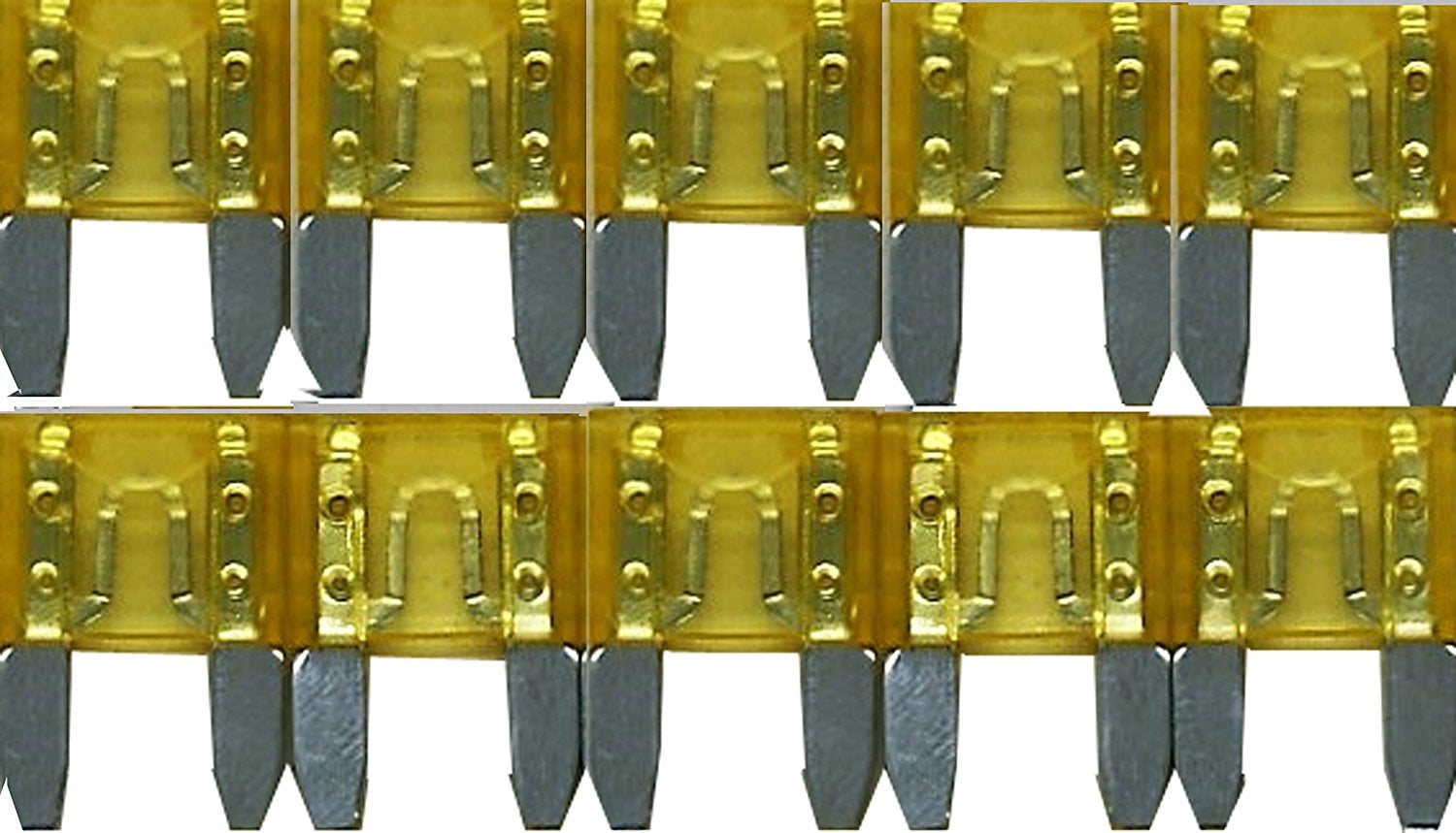 DNF 10 Pack 20 AMP ATS/ATC Mini Blade 12V Automobile Fuses - Walmart.com