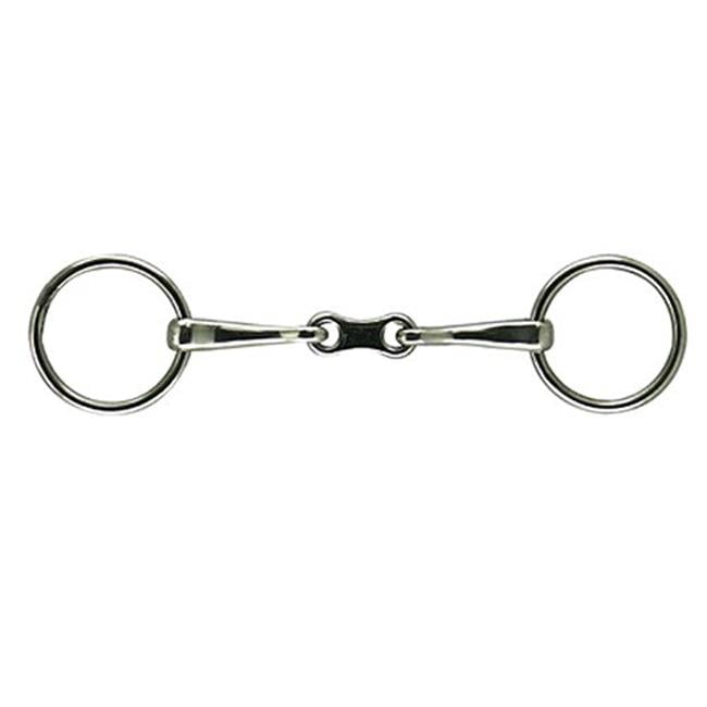 Coronet 212383 5.75 in. Loose Ring Solid Mouth French Link Bit ...