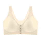 Lyzlook Bras Front Closure, LunaHug - Seamless Front Buckle Cross Back ...