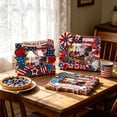 4th of July Themed Wooden Photo Frame Set - Patriotic Picture Holder ...