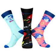 Xbox Socks Men's Video Game Gaming Logo Patterns 3 Pack Crew Socks ...