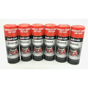 Duplicolor DE1604 - 6 Pack Engine Enamel Paint with Ceramic Universal ...