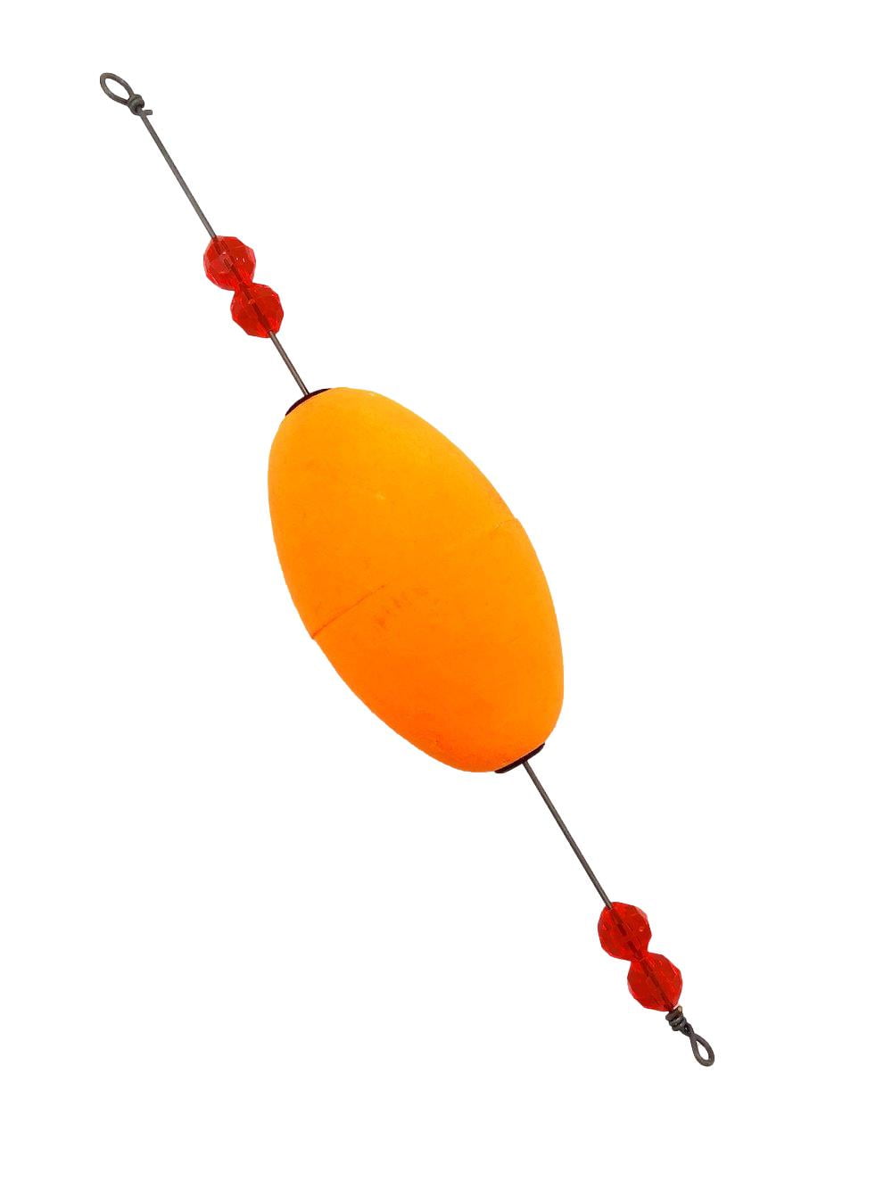 Oval Orange 2.5 Inch Sliding Cork Fishing Float (3 pack) - Walmart.com