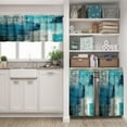 GALMAXS7 3 Piece Valance Kitchen Curtains Set for Living Room, Bedroom ...