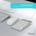 iHome Wired USB Numeric Keypad, Slim 20-Key Numpad for Laptops, Desktop ...