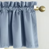 Sun Zero Kylee Rod Pocket Room Darkening Window Valance - Walmart.com