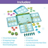 Hand2Mind Lily Pad Letter Hop Game, CVC Word Learning, Fine Motor ...