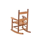 Jack-Post Children's Hardwood Rocker, Brown Gloss Finish, Indoor ...