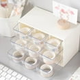 Walmart Mini Desk Drawer Organizer - 9 Grids Desktop Tabletop Plastic ...