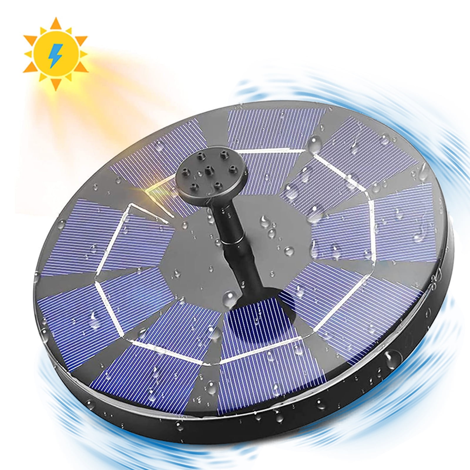 [Battery Backup Available] Solar Bird Bath Fountain Pump, 3W Solar ...