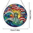Acrylic Puzzle Suncatcher Window Hanging, Stained Glass Style Art Decor ...