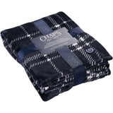 Chaps Chaps Plush Plaid Throw Blanket - Fuzzy Soft Flannel - 50" X 70 ...