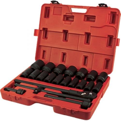 Performance Tool Wilmar PTWW34902 21 Pc. 3/4in Dr Impact Socket Set ...