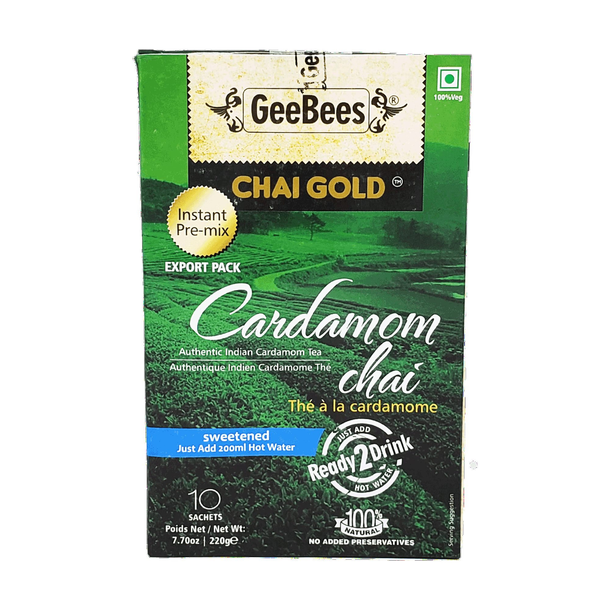 Click here for Geebees Chai Gold Cardamom Chai-Sweetened prices
