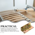 OUNONA 4-Piece Heavy Duty Bed Rail Hardware Kit with Screw Hooks for ...