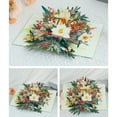 Colorful Flower Surprise Card Foldable Greeting Card for Birthdays ...