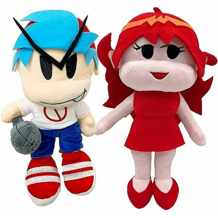 Fnf Girlfriend And Boyfriend Animal Toys2pcs Friday Night Funkin Plush ...