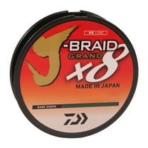 Daiwa J-Braid 8X Mono Dia. 15lb 150m/165yd Fishing Line, Fuller Spool ...
