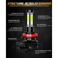 XWQHJW H11 LED Headlight Kit High Low Beam 300% Super Bright 6000K ...