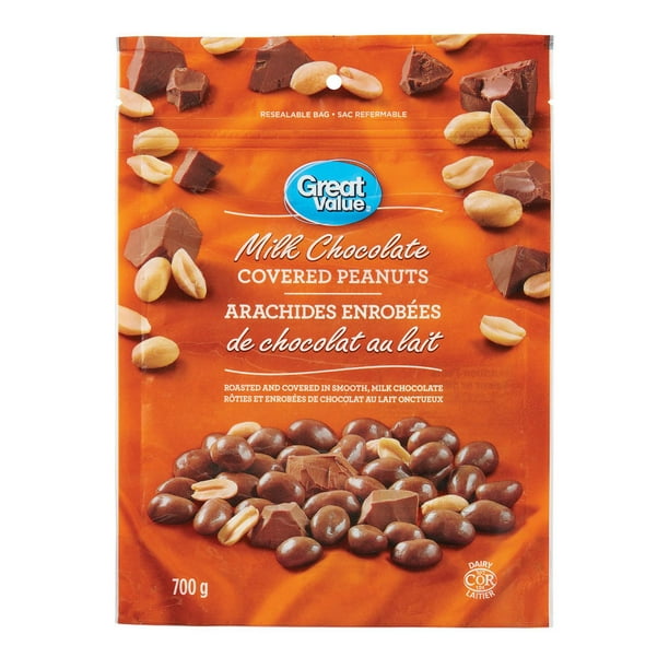 Great Value Milk Chocolate Covered Peanuts - Walmart.ca