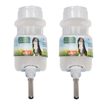 Lixit Top Fill NO-Drip Water Bottles for Dogs. (44 FL Oz (Pack of 2 ...