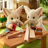 Calico Critters Fennec Fox Family Set, 4 Stylish Collectible Doll ...