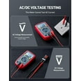 Digital Multimeter Tester 2000 Counts with DC AC Voltmeter and Ohm Volt ...