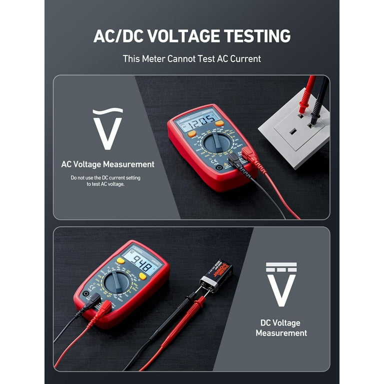 Astroai digital multimeter with ohm volt amp and diode voltage tester store