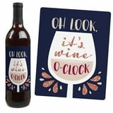 Big Dot of Happiness But First, Wine - Wine Tasting Party Decorations ...