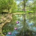 RENACLIPY 5Pcs Simulation Floating Lotus Flowers Artificial Plant Decor ...