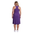 24seven Comfort Apparel Essential Curvy Ribbed Knit Sleeveless Scoop ...