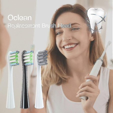 6pcs Replacement Brush Heads For Oclean X/ X Pro/ Z1/ F1/ One/ Air 2 /se Sonic Electric ...
