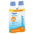 Equate Sport Broad Spectrum Sunscreen Spray Twin Pack, SPF 50, 5.5 oz ...
