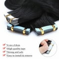 Benehair 100% Real Remy Human Hair Extensions Tape In Seamless Skin ...