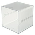 Deflecto Stackable Cube Organizer, 6 X 6 X 6, Clear - Walmart.com