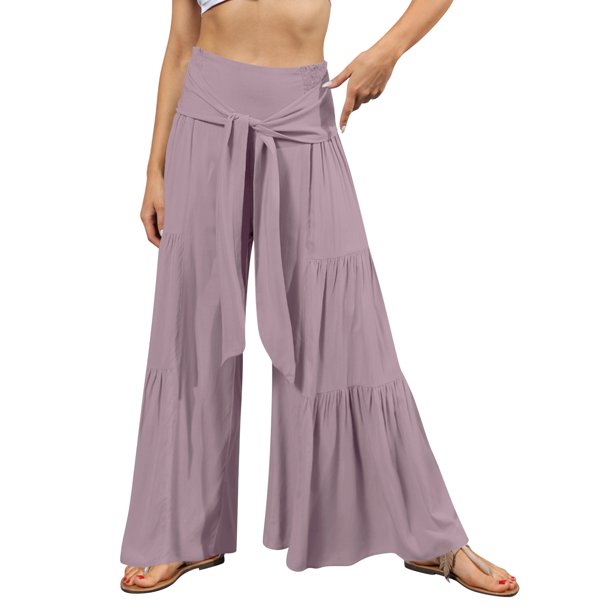 Yoga Pants Comfy Pajama Pants For Women Casual Drawstring Floral