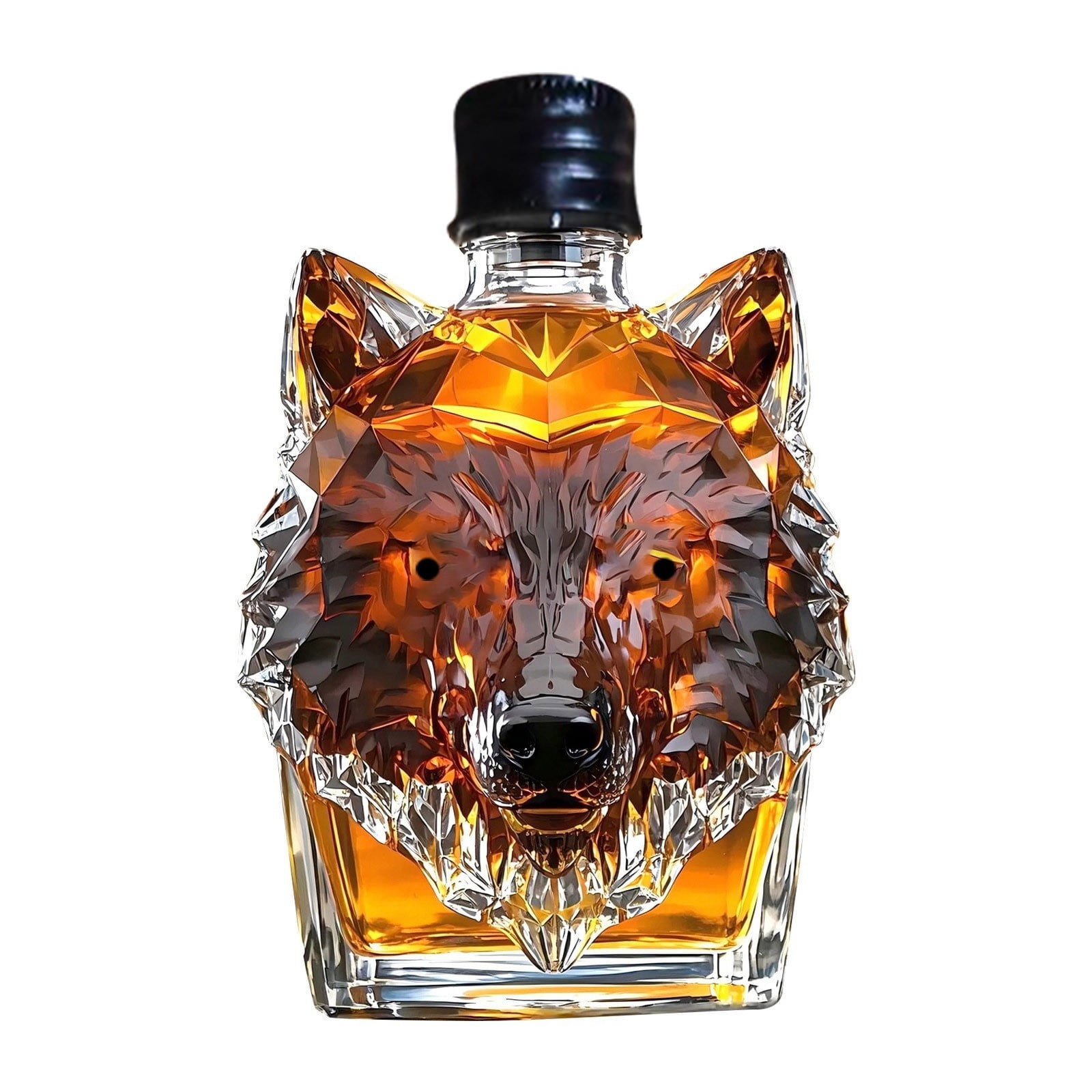 Click here for Laijunccc Glass Bottle For Lovers With Wolf Head D... prices