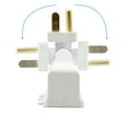 Projectpak 3 Outlet Grounded Wall Tap Splitter, 180° Rotating Plug ...