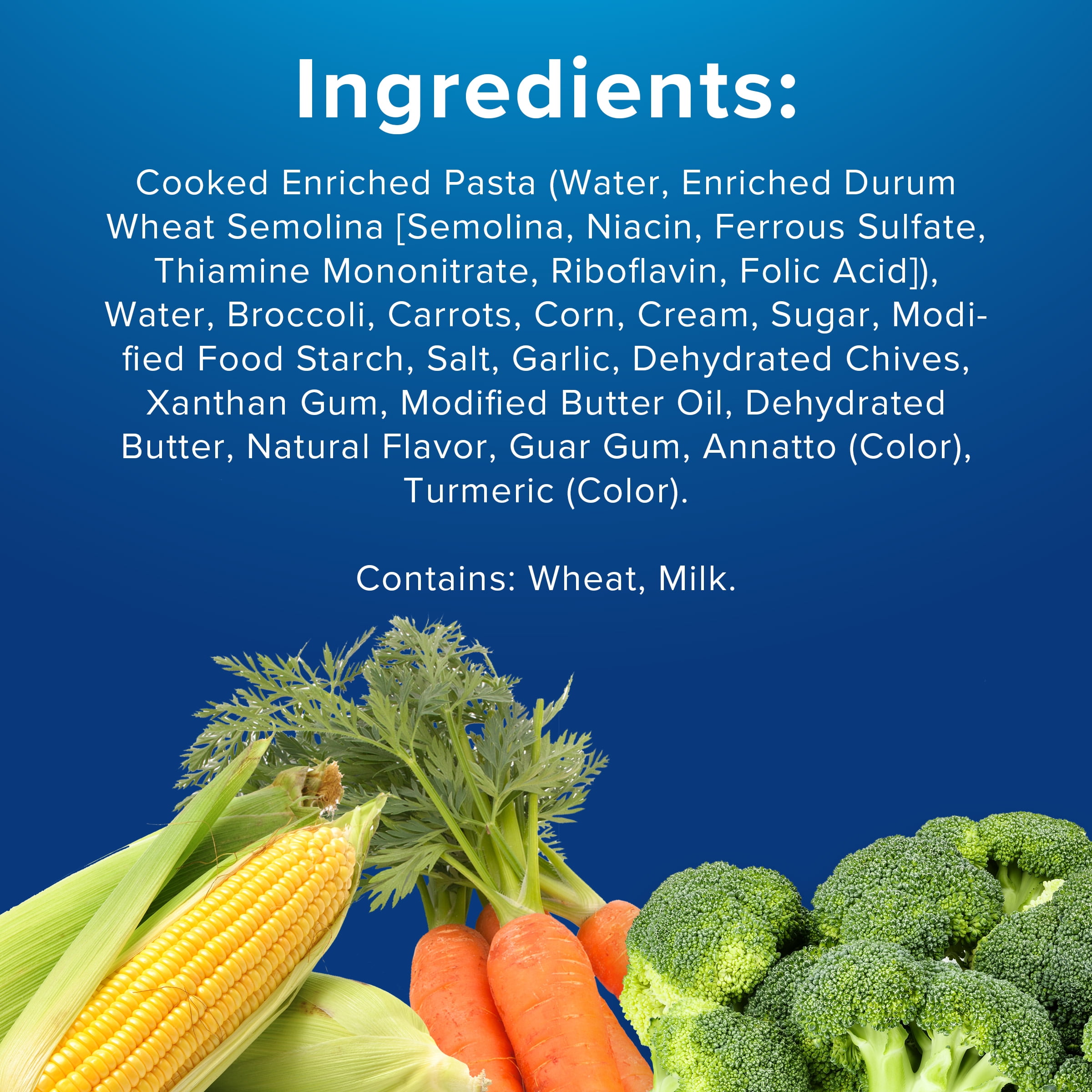 Birds Eye Steamfresh Rigatoni & Vegetables with Garlic Sauce, Frozen, 11 oz