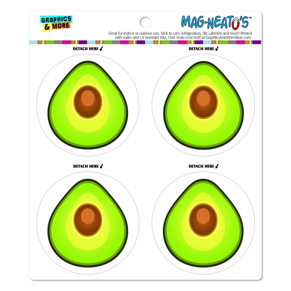 Avocado MAG-NEATO'S(TM) Car/Refrigerator Magnet Set - Walmart.com
