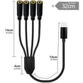 Multiple Device Type C Headphone Plugs Converter Digital Sound Cable ...